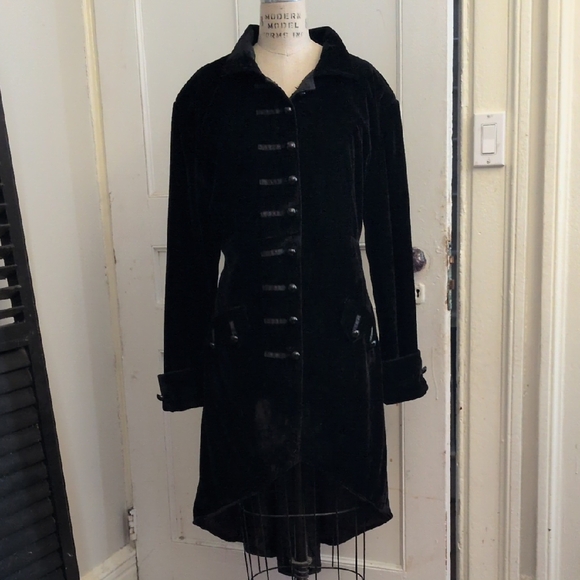 Jackets & Coats | Black Velvet Swallowtail Coat | Poshmark